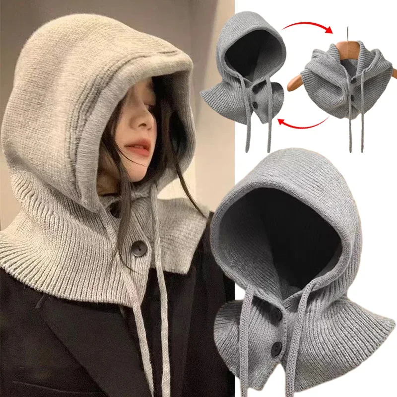 Gorros-de-pasamonta-as-con-capucha-para-hombre-y-mujer-gorros-de-punto ...