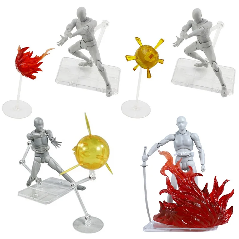 Anime-Special-Effects-Fire-Lightning-Model-With-Bracket-Effect-Figures ...