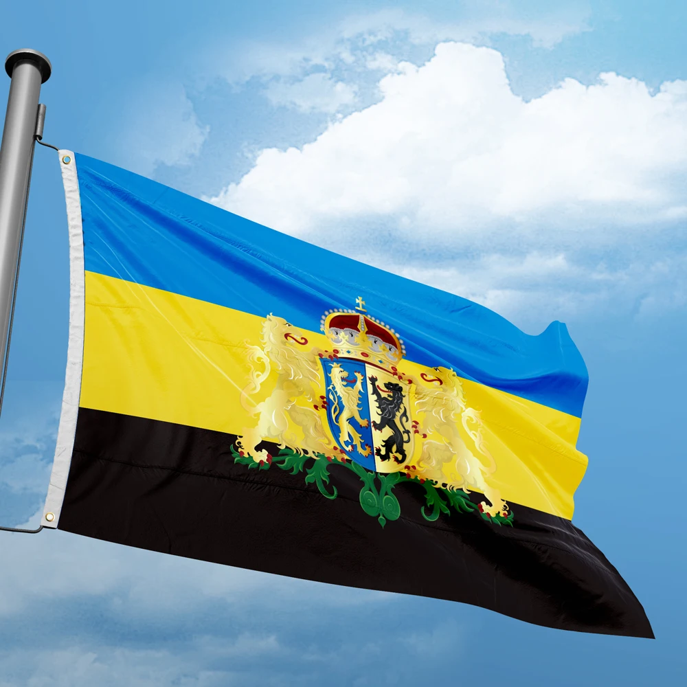 Vlag-Gelderland-Wapen-3-5FT-90-150Cm-Holland-Vlaggen-Ontwerp-Custom ...