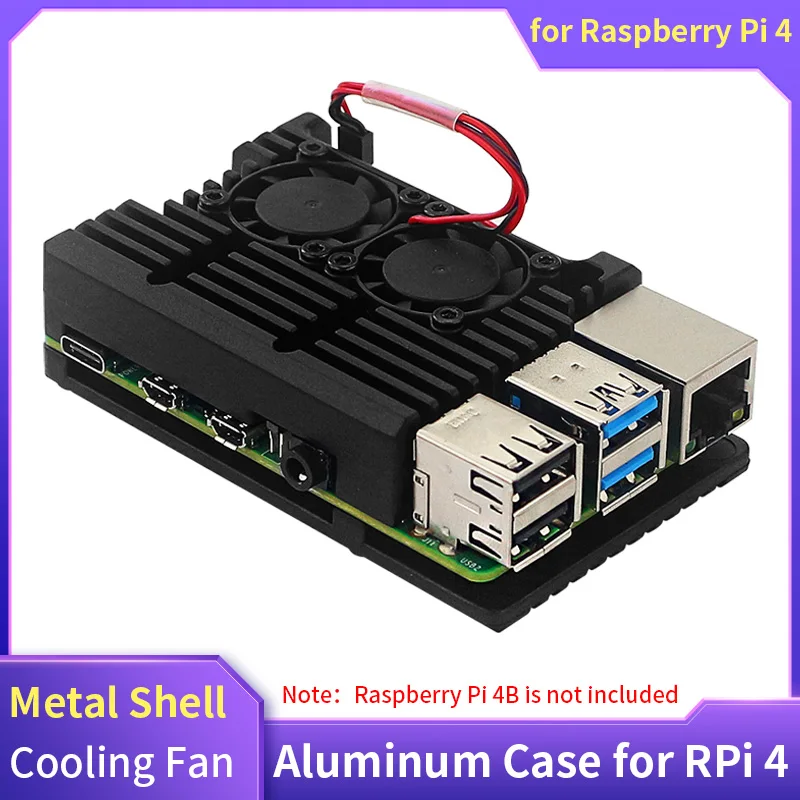 Bo-tier-en-alliage-d-aluminium-pour-Raspberry-Pi-4-mod-le-B-avec ...
