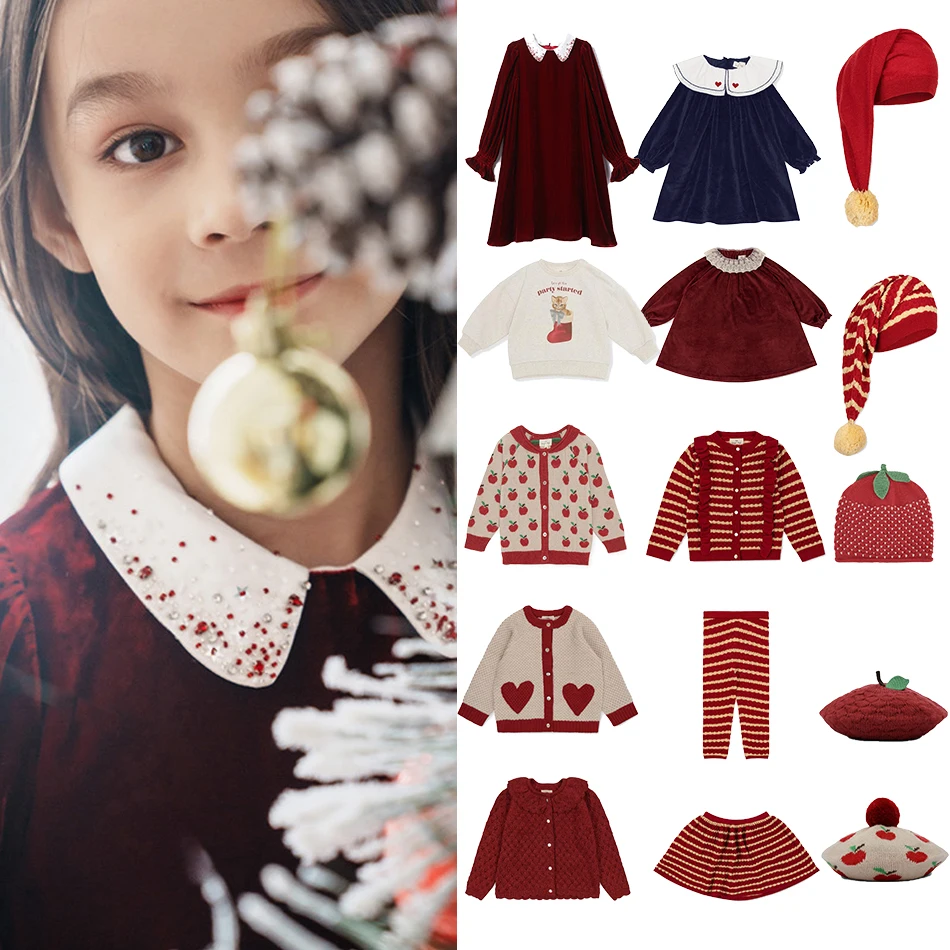 New-Winter-Ks-Childres-Christmas-Clothes-Set-Girl-Knit-Sweaters-Kids ...