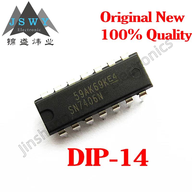 10PCS SN7400N SN7400 SN7408N SN7408 SN7407N SN7407 SN7401N SN7402N ...