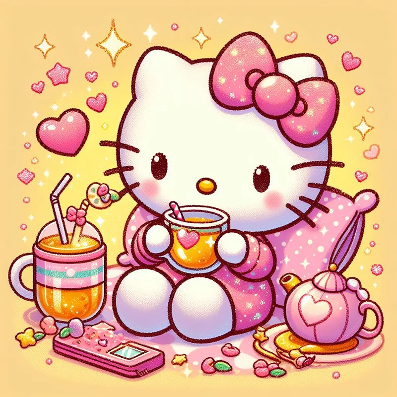5D-DIY-Sanrio-Diamond-Painting-Kit-HelloKitt-Cross-Embroidery-Handmade ...