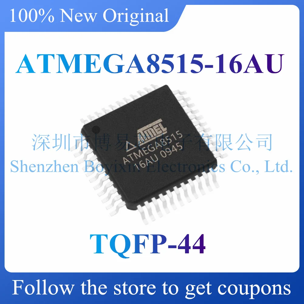 NEW ATMEGA8515-16AU Original and authentic microcontroller chip. Package TQFP-44