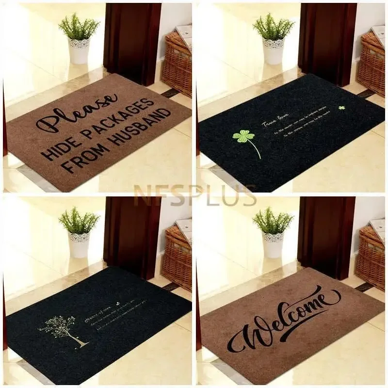 Welcome Home Floor Mat Decoration Carpet Non-slip Easy Clean Kitchen ...