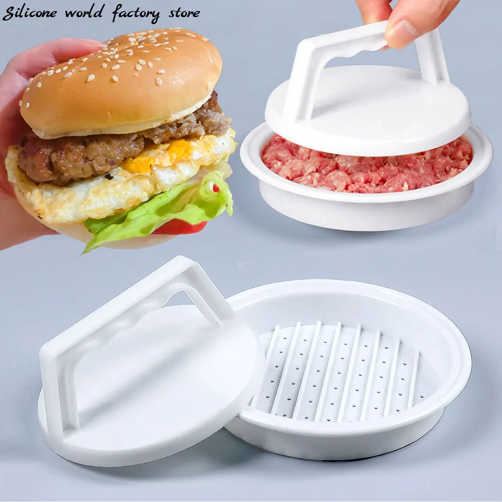 Silicone World DIY Burger Multi-function Meat Press Patty Makers ...