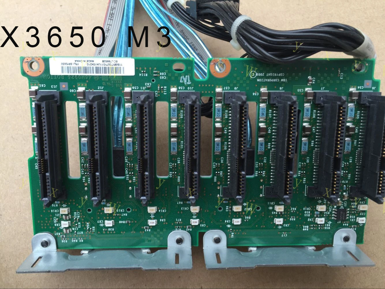 Ibm X3650 M3 Backplane Board Sas Sata Hd Ssd Hard Drive 69y0650 68y7307 ...