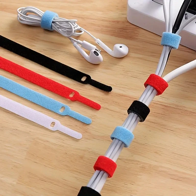 30Pcs-Releasable-Cable-Ties-Plastics-Fastening-Reusable-Cable-Tie ...