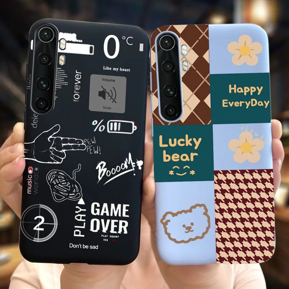 Case For Xiaomi Mi Note 10 Lite Cases Lovely Painted Patterns Soft ...