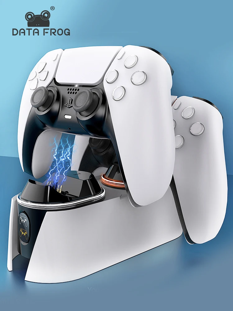DATA FROG Dual Fast Charging Station For PS5 Controller Wireless ...