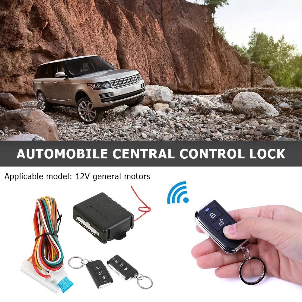 Keyless-Entry-Alarm-System-with-Remote-Control-Keychain-Central-Kit ...