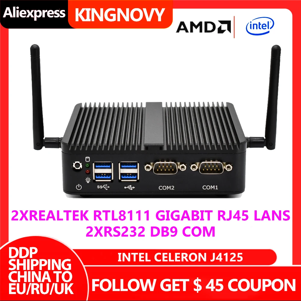 Intel Celeron J4125 Mini Pc | Celeron Mini Computer | Industrial Computer | N2840 Pc - Barebone ...