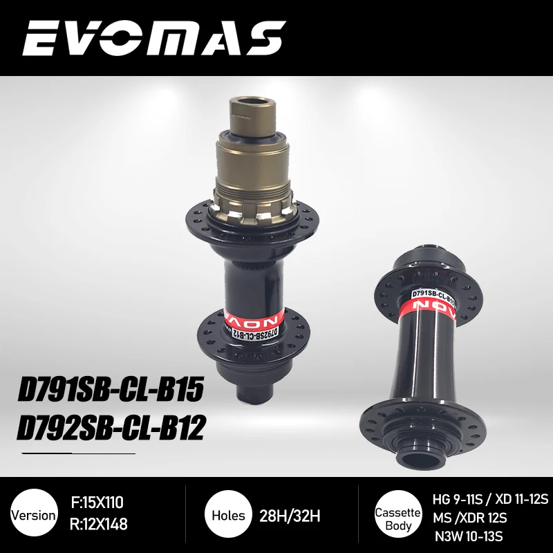 Novatec-D791SB-CL-B15-D792SB-CL-B12-Center-Lock-BoostHubs-28-32H-Front ...