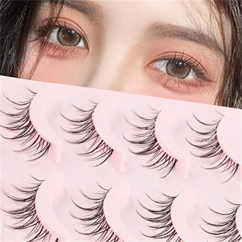 Manga-Lashes-5-Pairs-Anime-Cosplay-Faux-Mink-Lashes-Korean-Natural ...