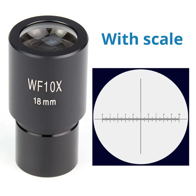 6 PCS/LOT Biologocal Microscope High Eye Point Relief Eyepiece Reticle ...