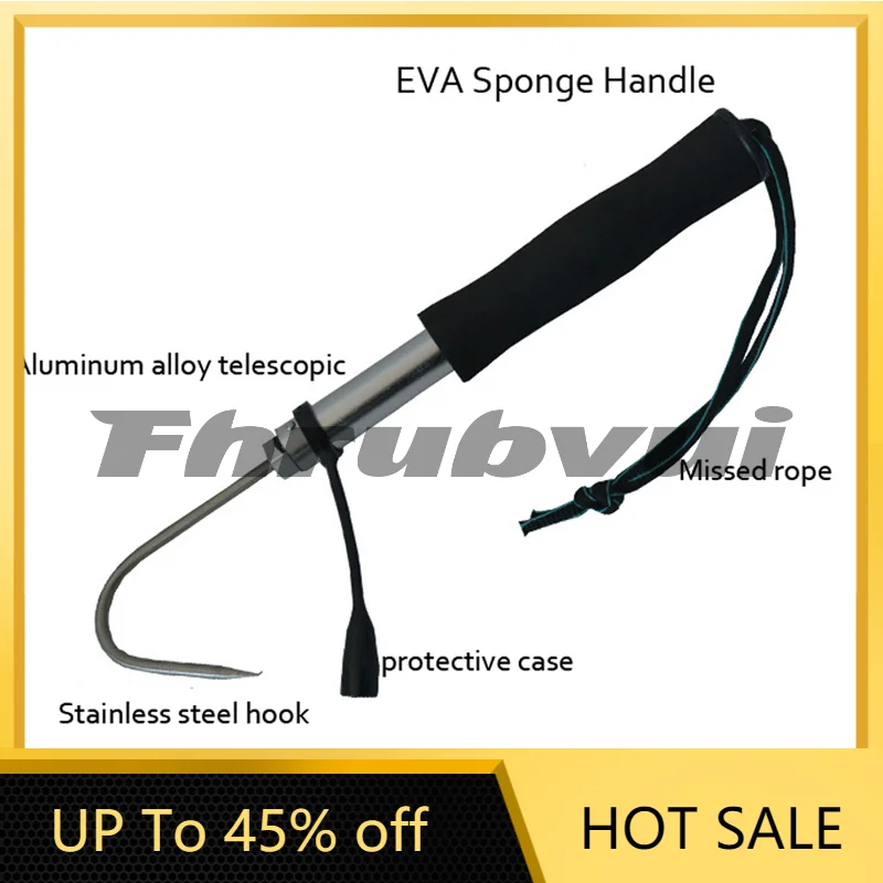 Aluminum-Alloy-Stainless-Steel-Hook-Telescopic-Hook-Fish-Ice-Fishing ...