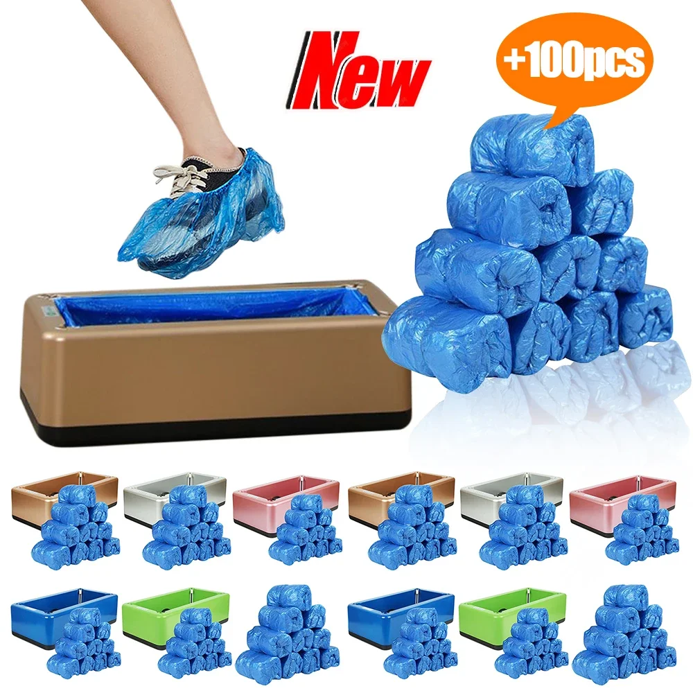 Automatic-Shoe-Cover-Dispenser-Hand-Free-Shoe-Covers-Machine-With100Pcs ...