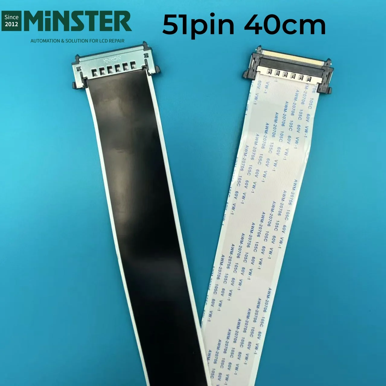 51pin 4k FFC VBYONE FPC LVDS Screen Cable Plate for Display Flat ...