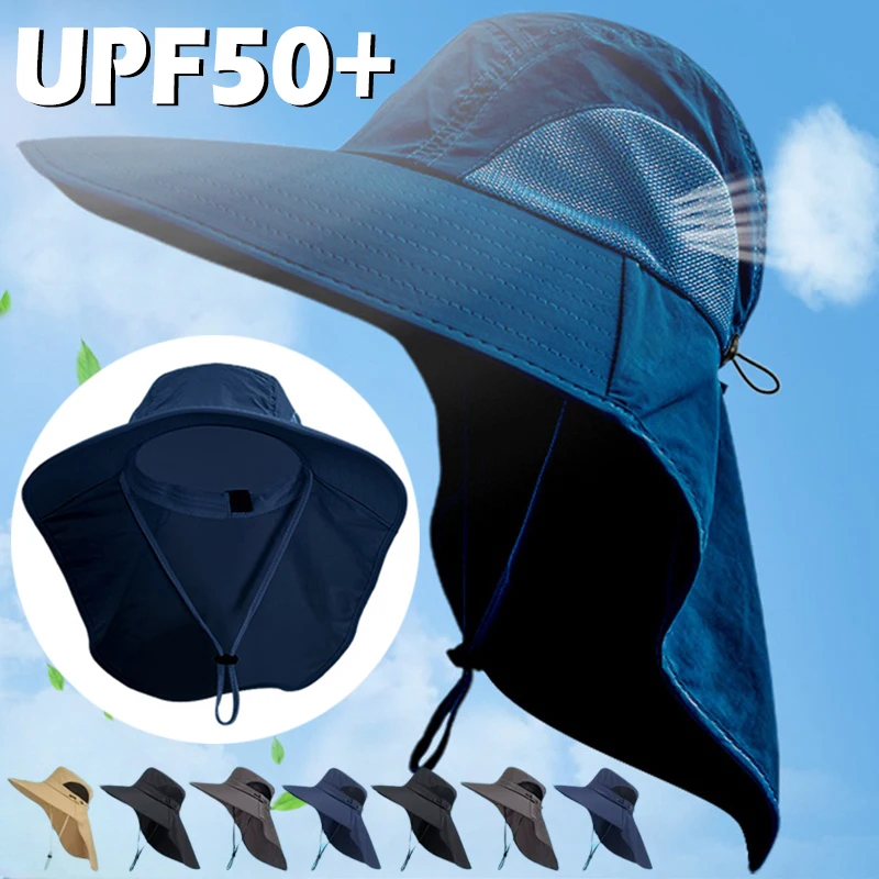 Outdoor-Summer-Sun-Hats-UV-Protection-Hunting-Fishing-Cap-for-Men-Women ...