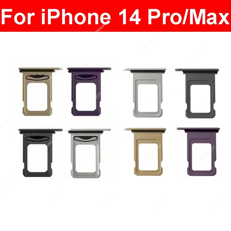 For-iPhone-14-Pro-14Pro-Max-Dual-Single-SIM-Card-Tray-Holder-SIM-Card ...