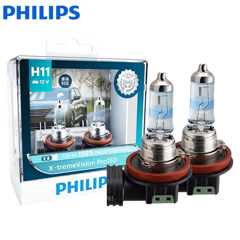 Philips-bombillas-hal-genas-para-coche-x-treme-Vision-Pro150-H11-12V ...