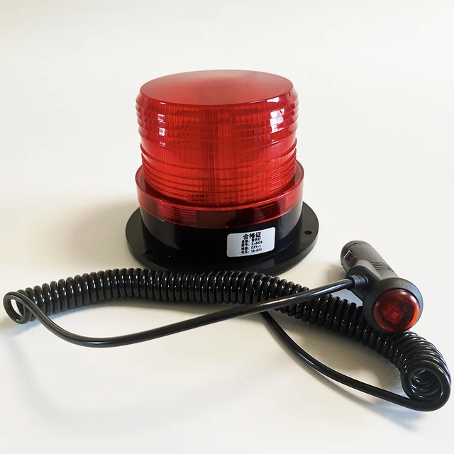 Barra Led 4x4 Amber 30LED Rotating Strobe Light Rooftop Flash Beacon ...