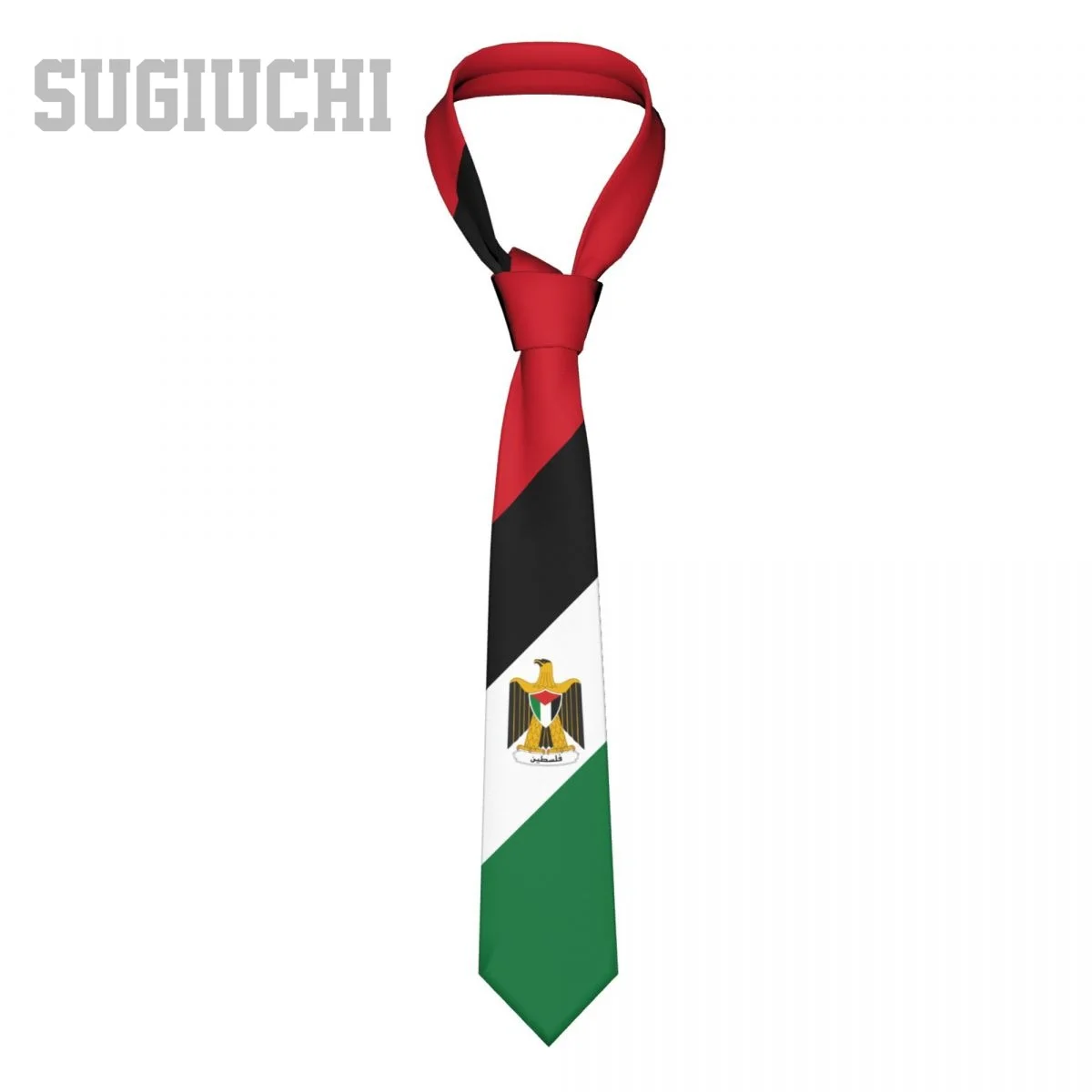 Palestine-Flag-Emblem-Men-Women-Neck-Ties-Casual-Plaid-Tie-Suits-Slim ...