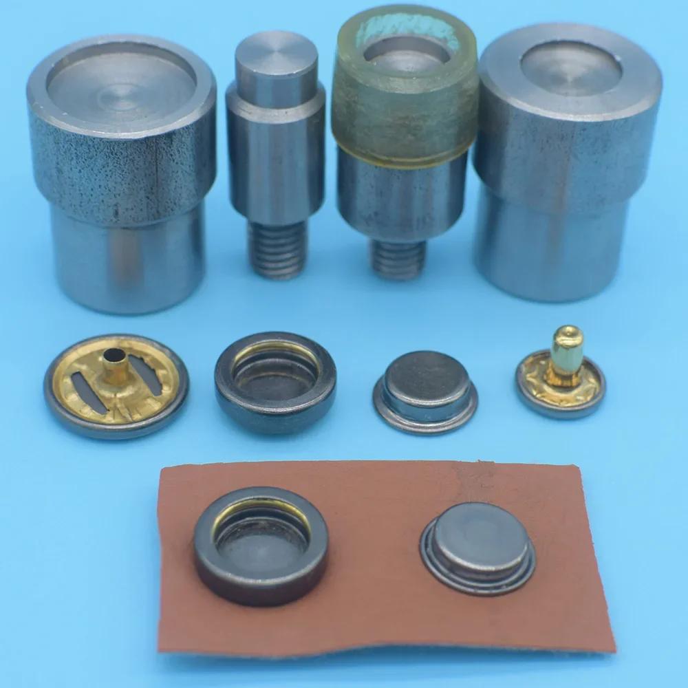 Down-jacket-snaps-Brass-snap-buttons-Hand-pressing-machine-installation ...