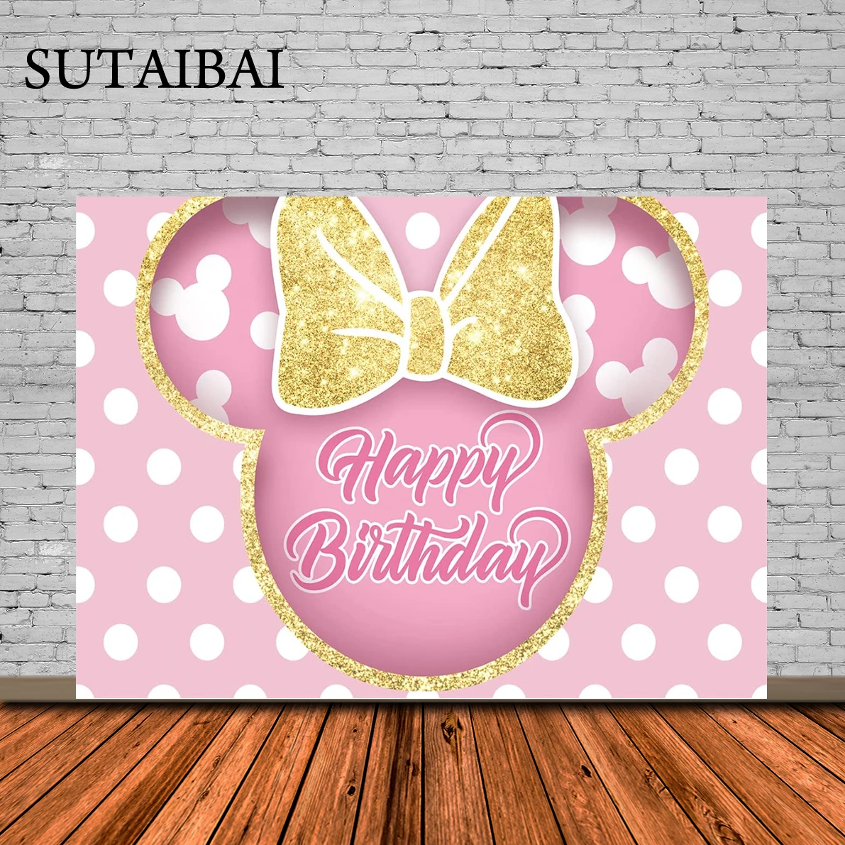 Light Pink Minnie Mouse Head