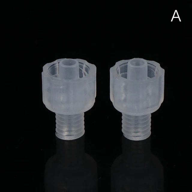 2Pcs Lure Thread 1/4-28UNF Adapter PP Plastic Air Valve Pipe Dispensing ...