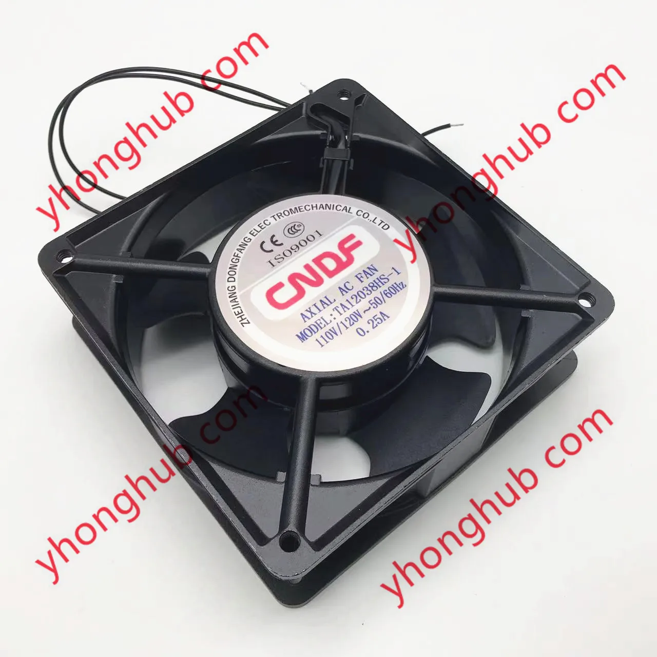 CNDF-TA12038HS-1-AC-100V-120V-0-25A-120x120x38mm-2-Wire-Server-Cooling ...