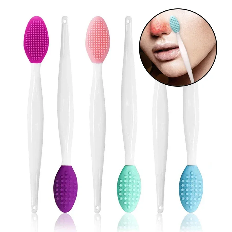 Silicone-Face-Cleansing-Brush-Facial-Nose-Deep-Pore-Skin-Care-Scrub ...
