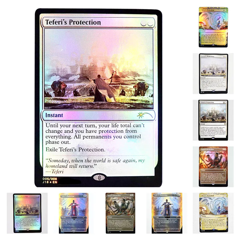 Teferi-Protection-TCG-juego-de-cartas-proxy-m-gicas-negro-de-alta ...