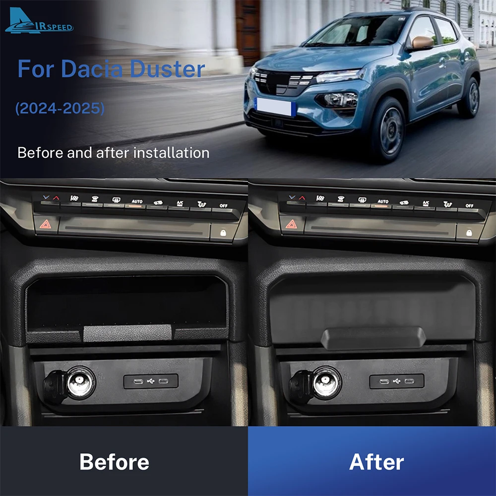 Car Storage Central Control Storage Box for Dacia Duster 3 2024 2025 ...