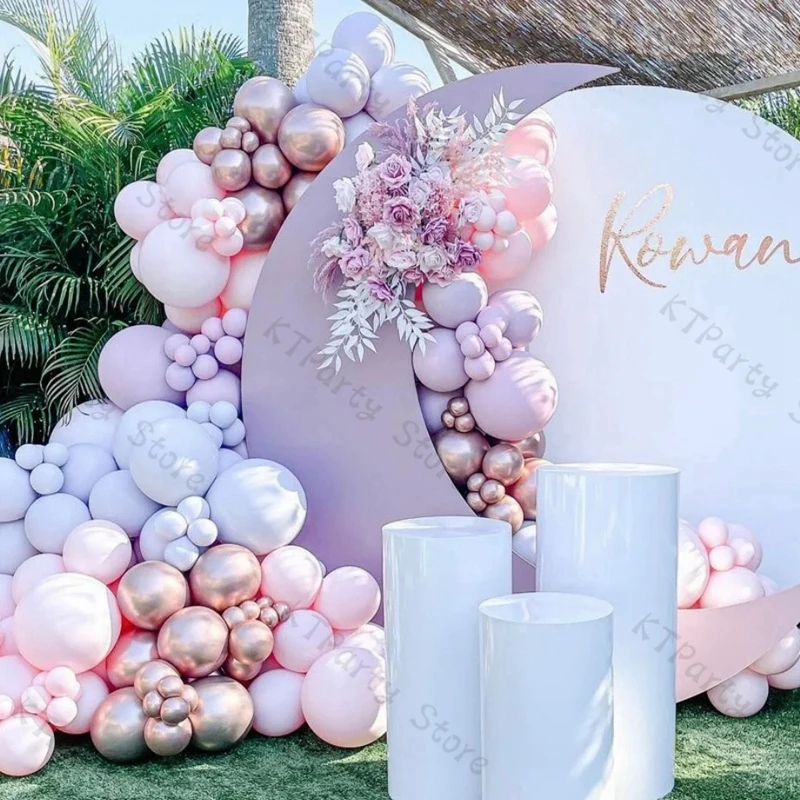 Doubled Macaron Baby Pink Balloons Garland Kit Wedding Anniversary ...