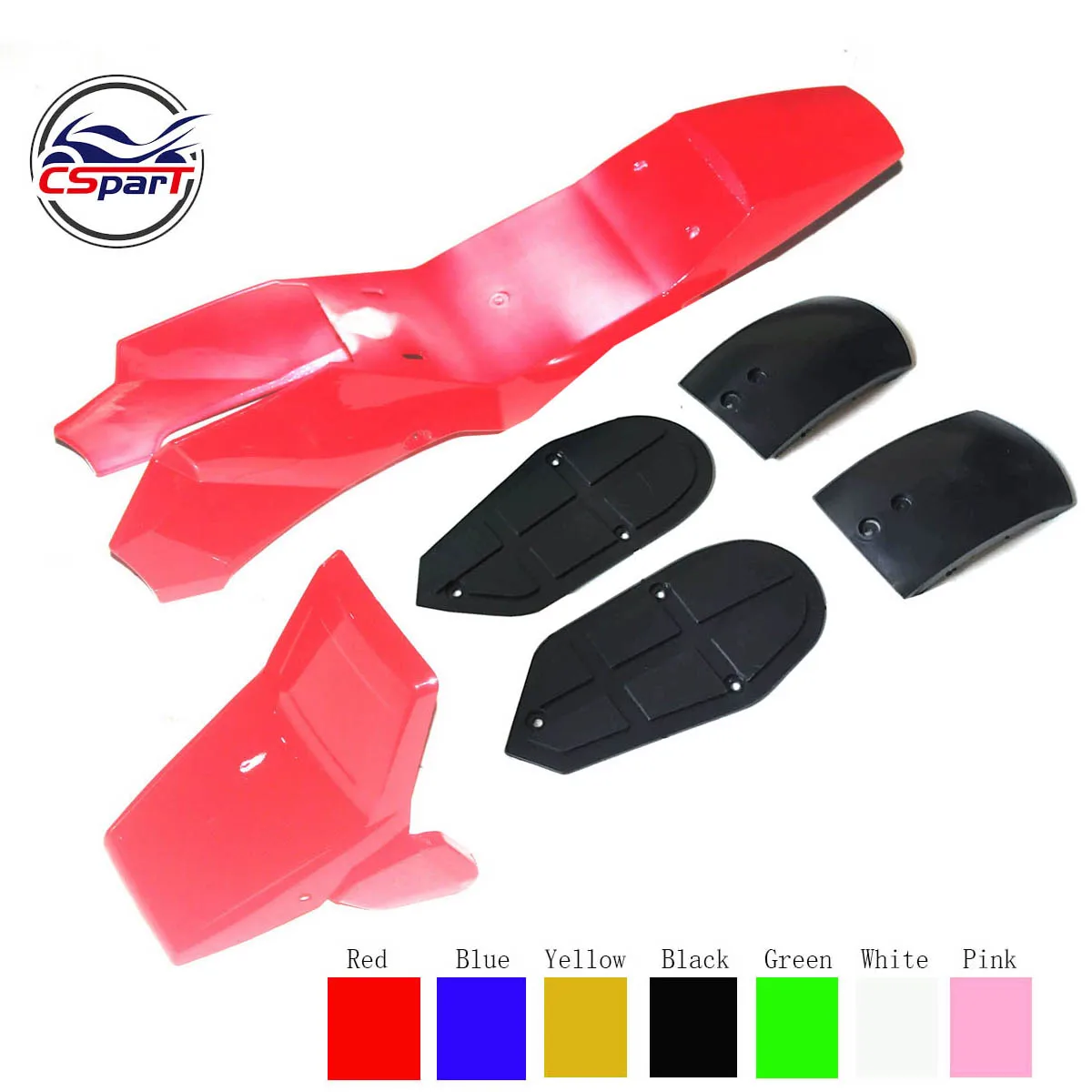 Plastic-Fairing-Kit-Fender-Plate-Guard-Cover-for-Mini-Moto-Quad-ATV ...