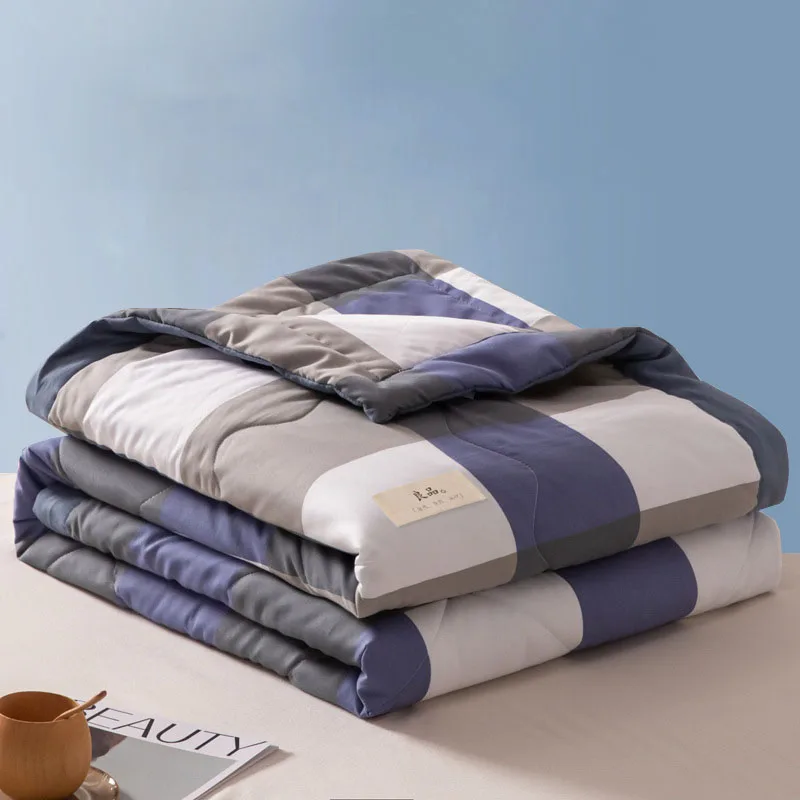 Soft Skin-friendly Queen Quilt High Quality Plaid Quilted Quilts ...