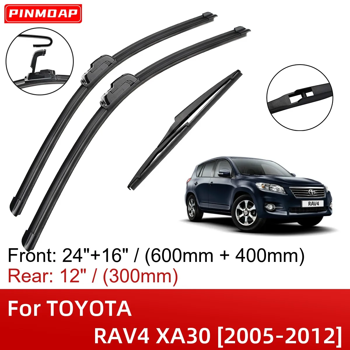 2008 Rav4 Wiper Blades Size