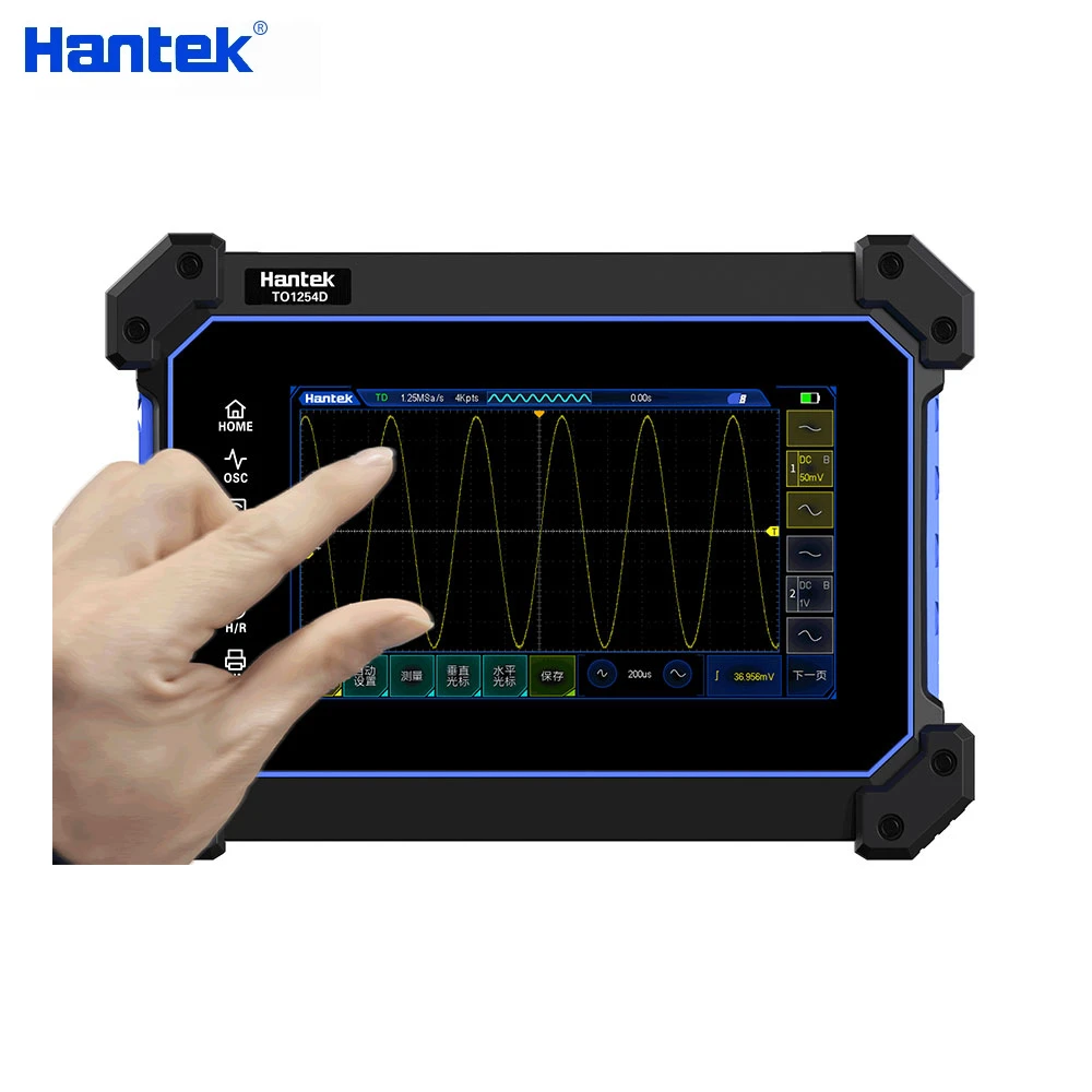 Hantek Multi function Full Touch Screen Tablet Digital Oscilloscope ...