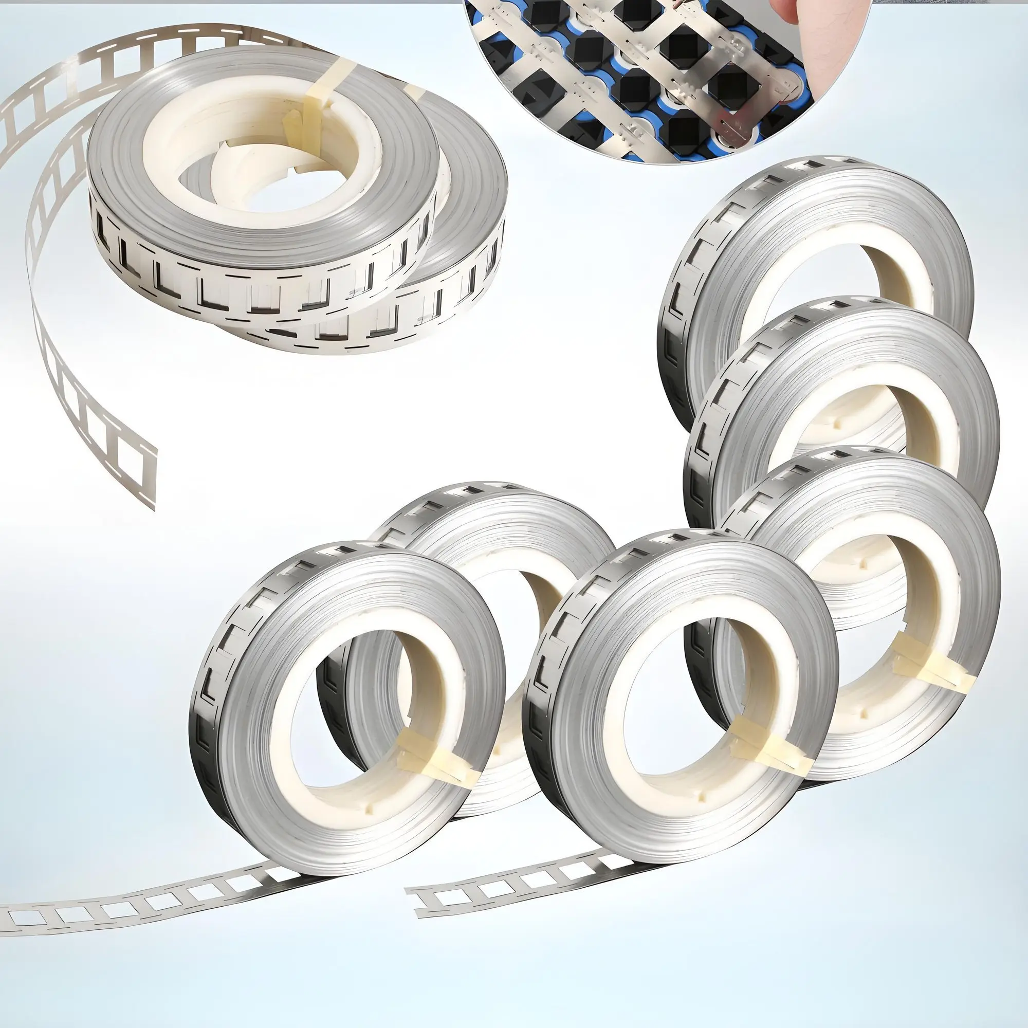 1M pure nickel tab 18650 li-ion battery nickel strip battery Ni belt 2P ...