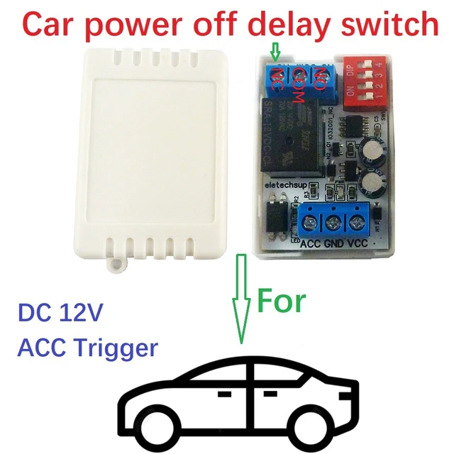 Off Delay Relay Car