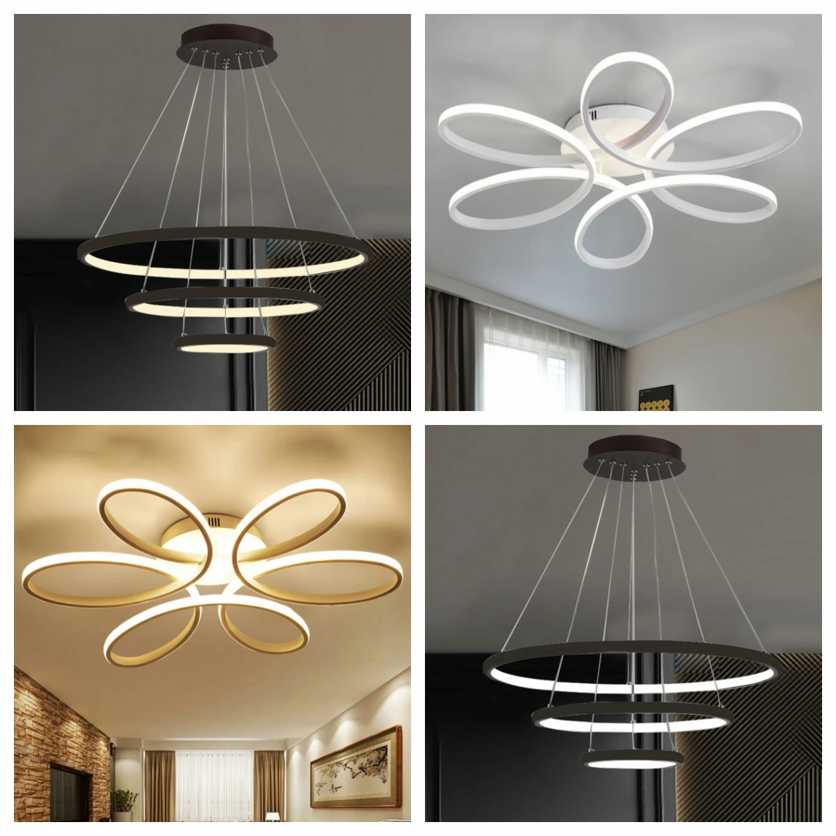 Led-pingente-de-luz-do-candelabro-nordic-luxo-pendurado-l-mpada-luzes ...