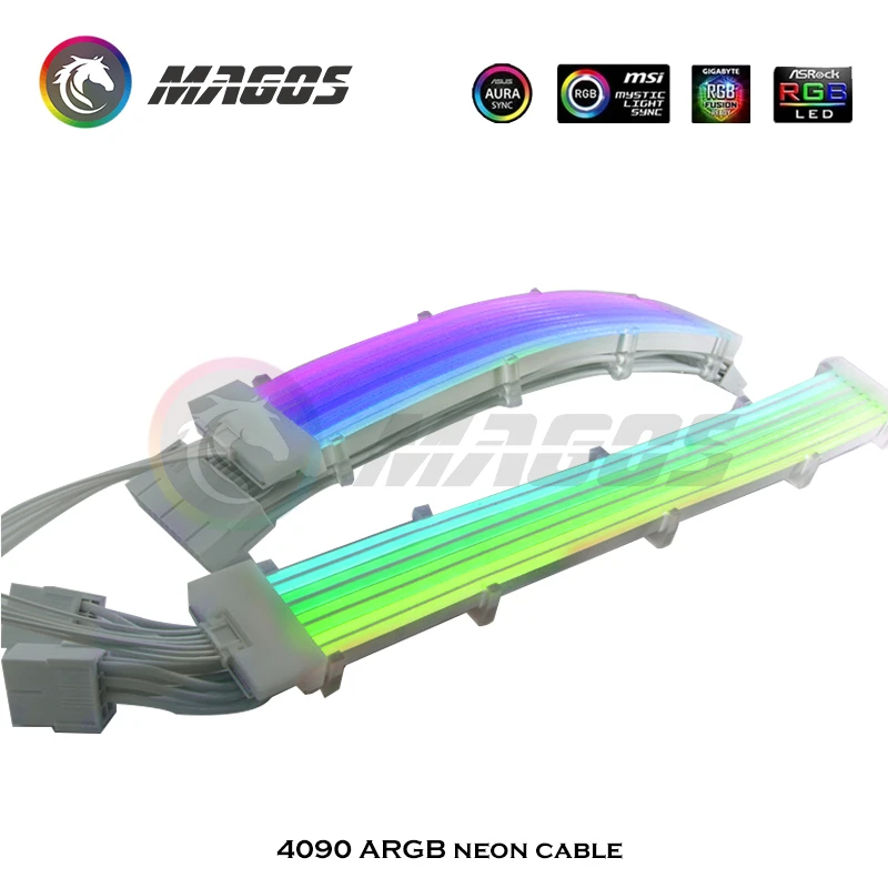 Rtx 4090 Psu Extension Cable Argb Streamer For Rtx 40s Video Cards Gpu ...
