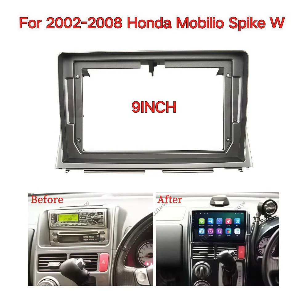 For Honda Mobilio Spike 2002‑2008 9IN Android Car Radio Fascia Stereo ...