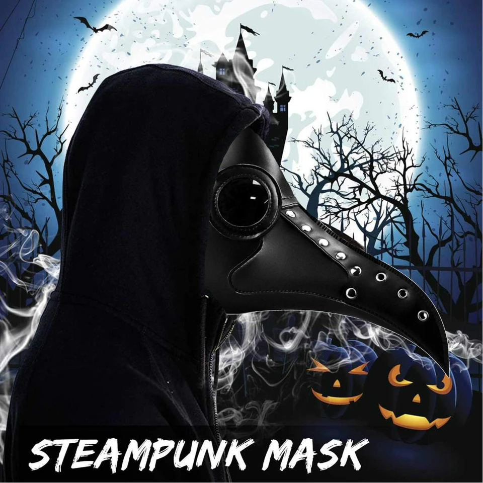 Steampunk Pest Dokter Masker Pest Dokter Masker Kostuum Pest Vogel