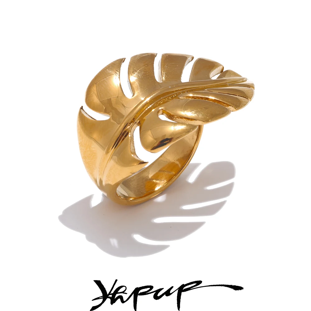 Yhpup-A-o-Inoxid-vel-Folhas-de-Metal-Open-Ring-Resistente-gua-Prova-de ...