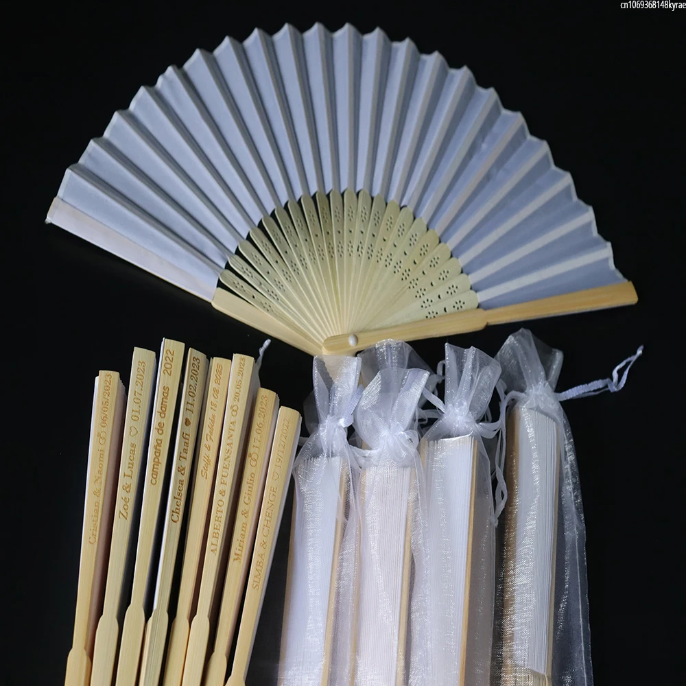 Personalized-Wedding-Cloth-Fan-Customized-Name-Cloth-Hand-Fan-Wedding ...