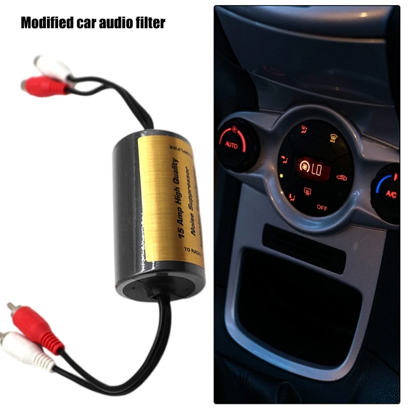 Upgraded Ground Noise Isolator, Noise Filter for Car Radio/Home Stereo ...