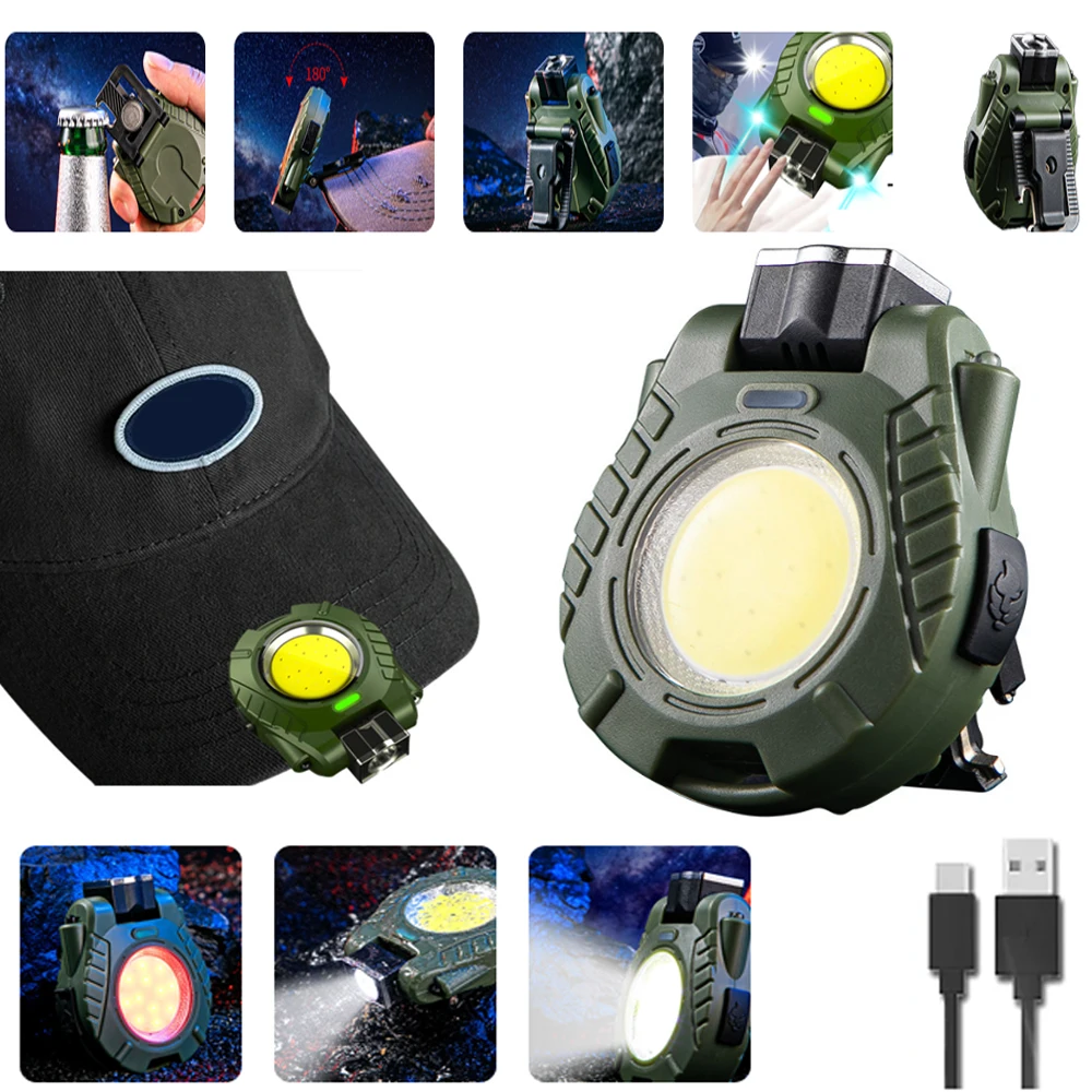 Induction-Cap-Light-LED-Multi-function-Mini-Flashlight-Portable-Work ...