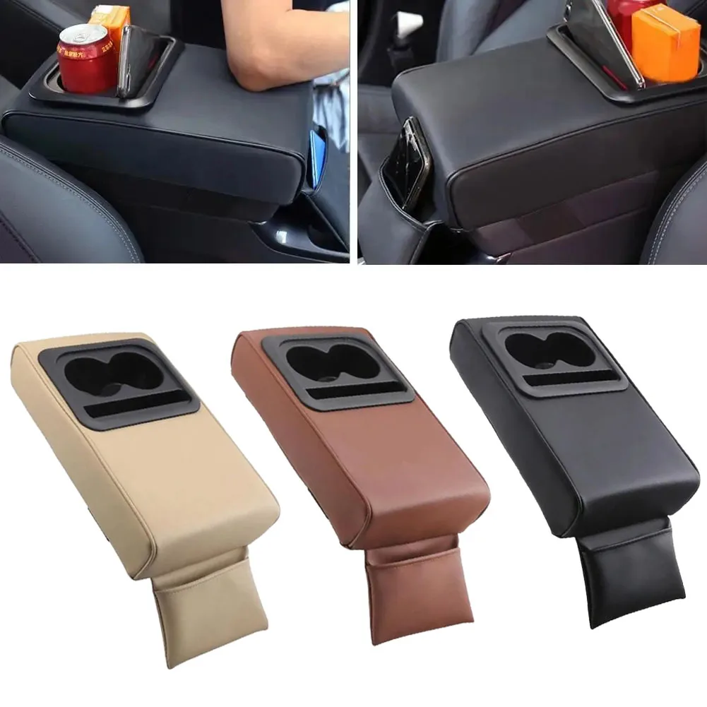 3-Color-Car-Armrest-Pad-Auto-Accessories-Rear-Seat-Increased-Elbow ...